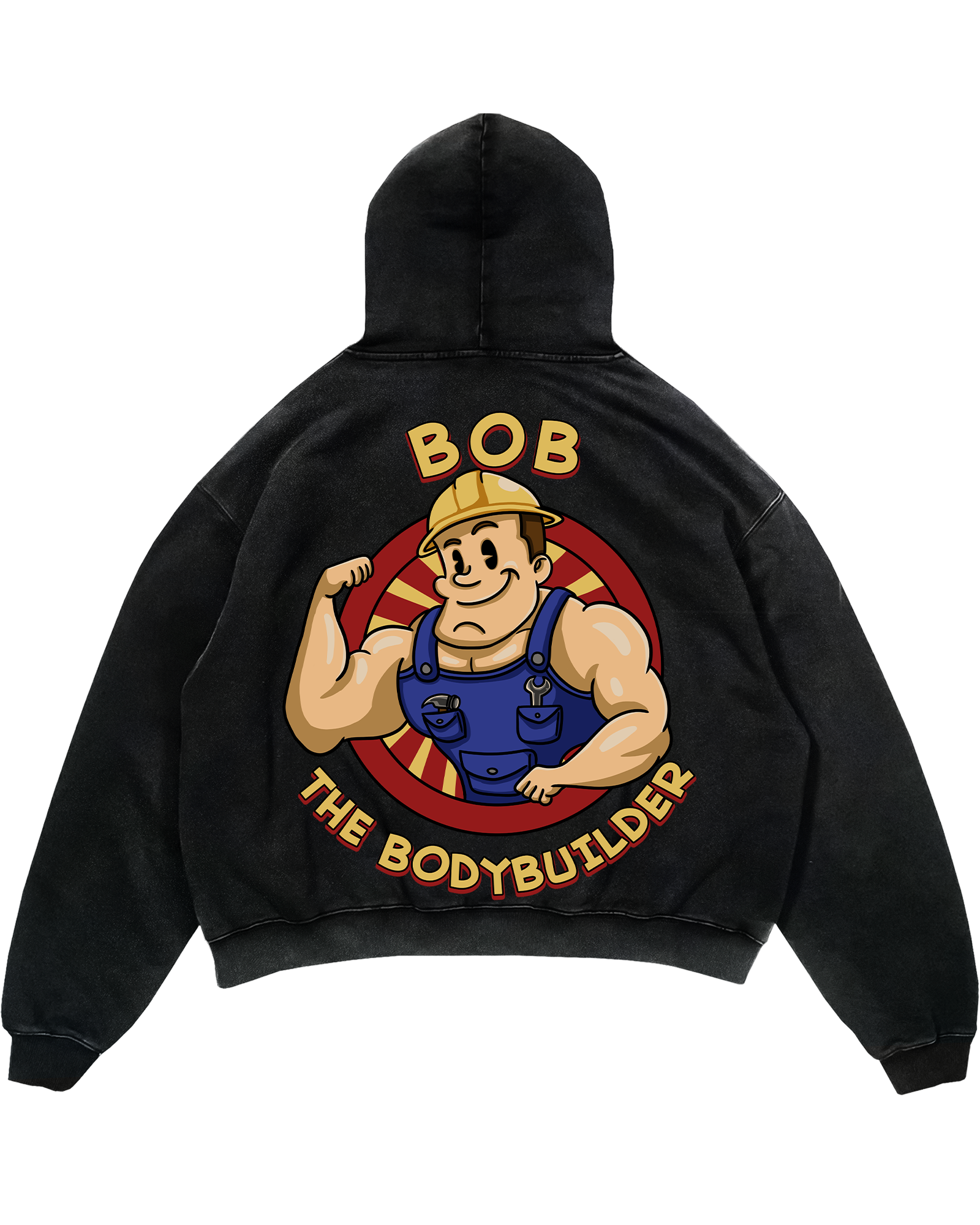Bob the Bodybuilder Oversized Hoodie – Goldenpump