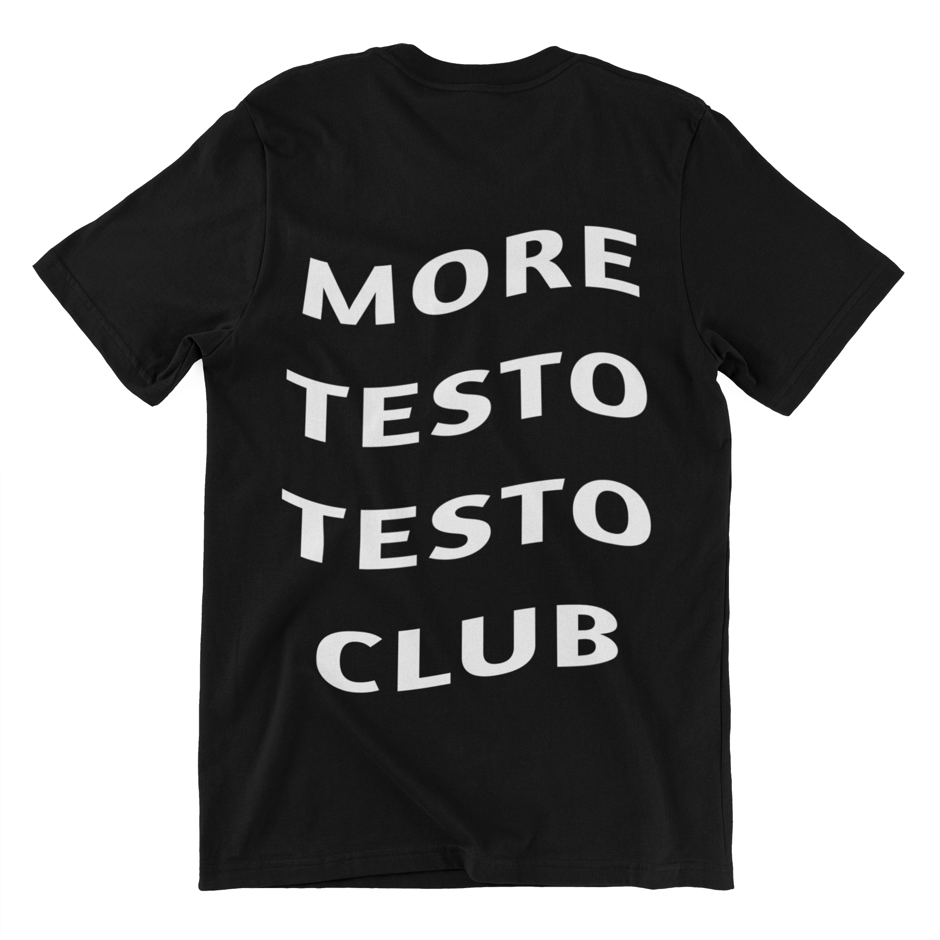 more testo (Backprint) Shirt – Goldenpump